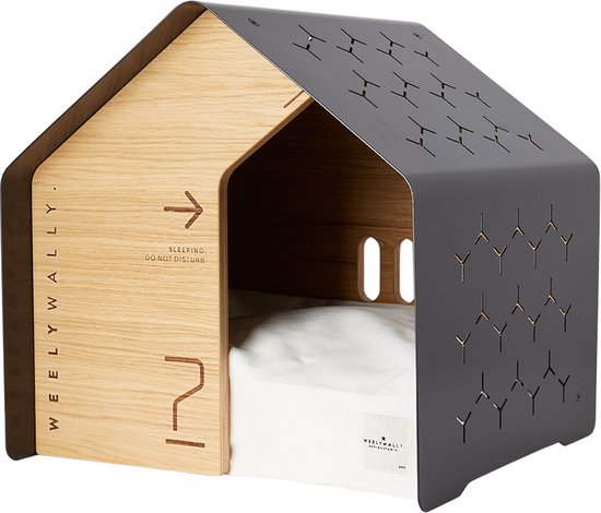 Weelywally Sydney Huisdier Zwart Hondenhuis - Kattenhuis- Hondenmand - Kattenmand... | bol