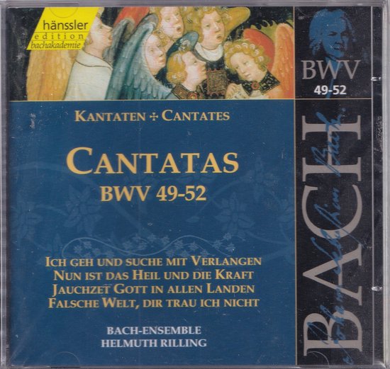 Cantatas BWV 49-52 - Johann Sebastian Bach - Gächinger Kantorie en Bach ...