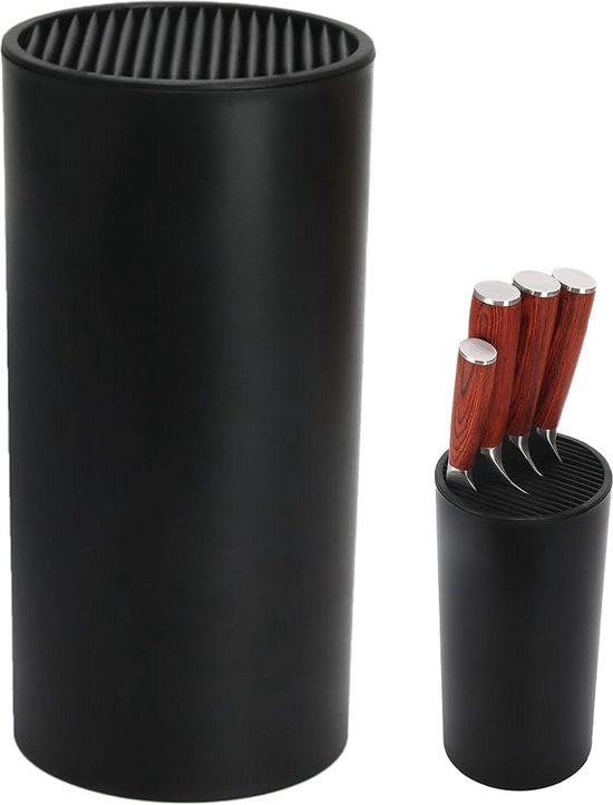 Universeel messenblok zonder messen, ronde messenblokhouder, niet ...