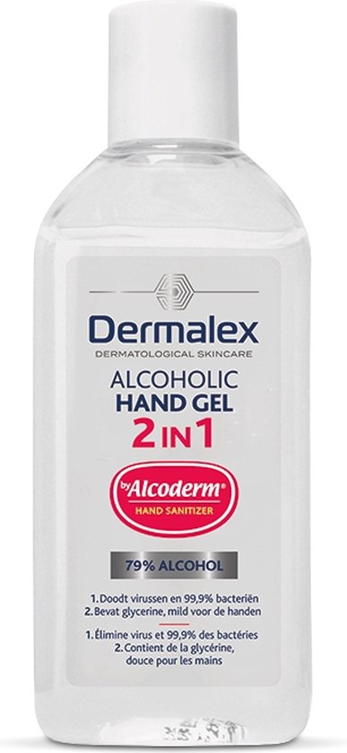 Dermalex Hands Alcoholic Hand Gel 2 in 1 | bol