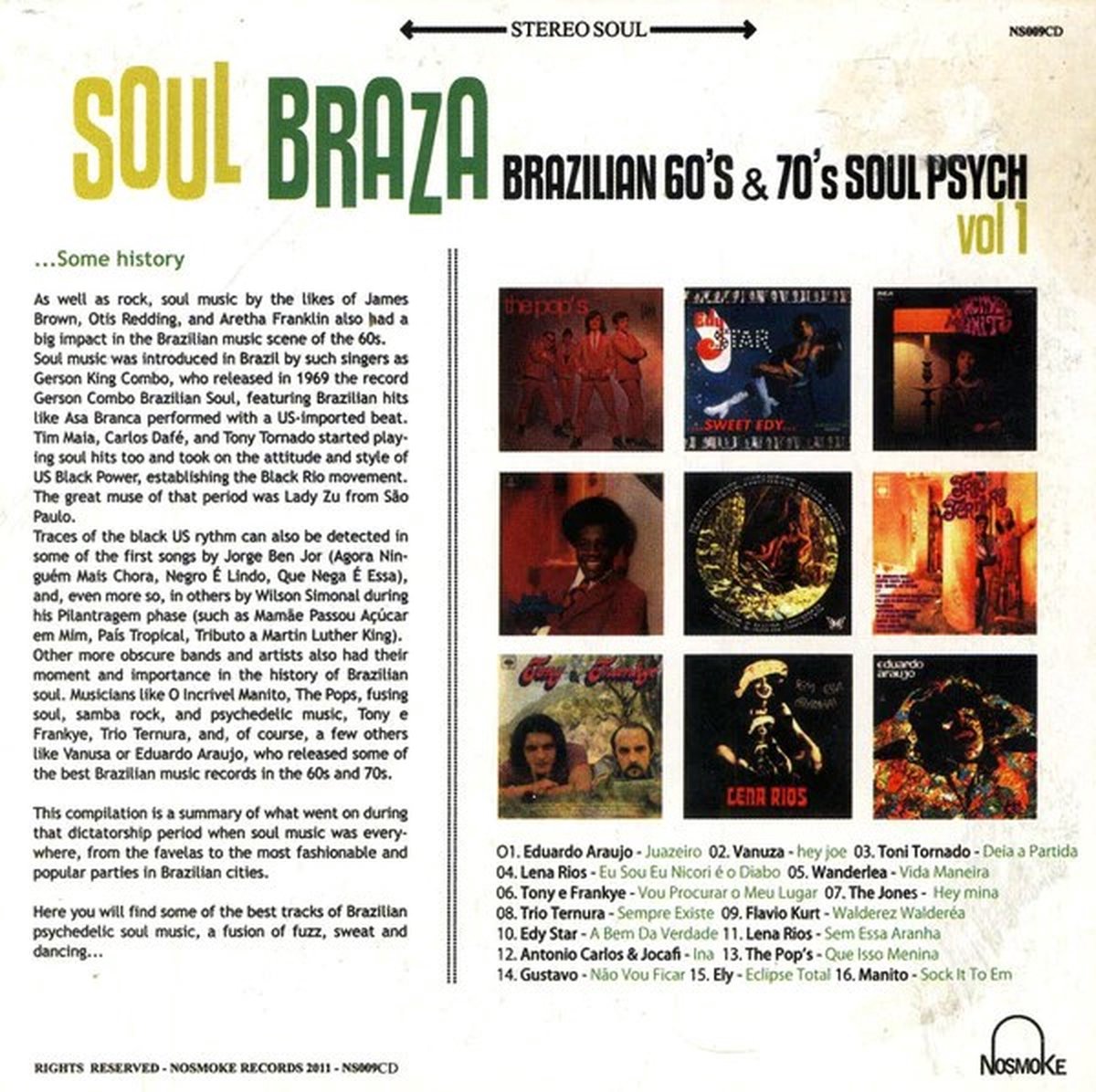 Various Artists - Soul Braza, Vol. 1 (CD), various artists | CD (album ...