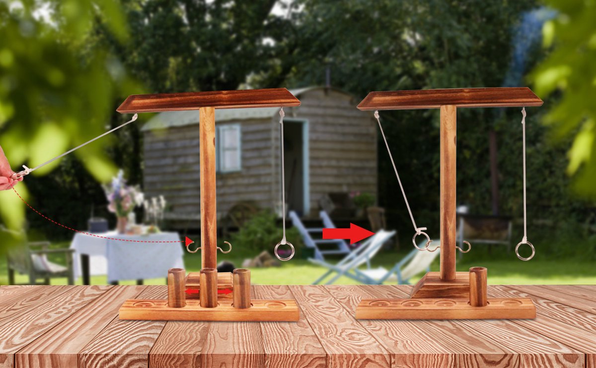 Ring Hook Toss Game - Haak ringwerp spel - Drankspel - Gezelschapsspel ...