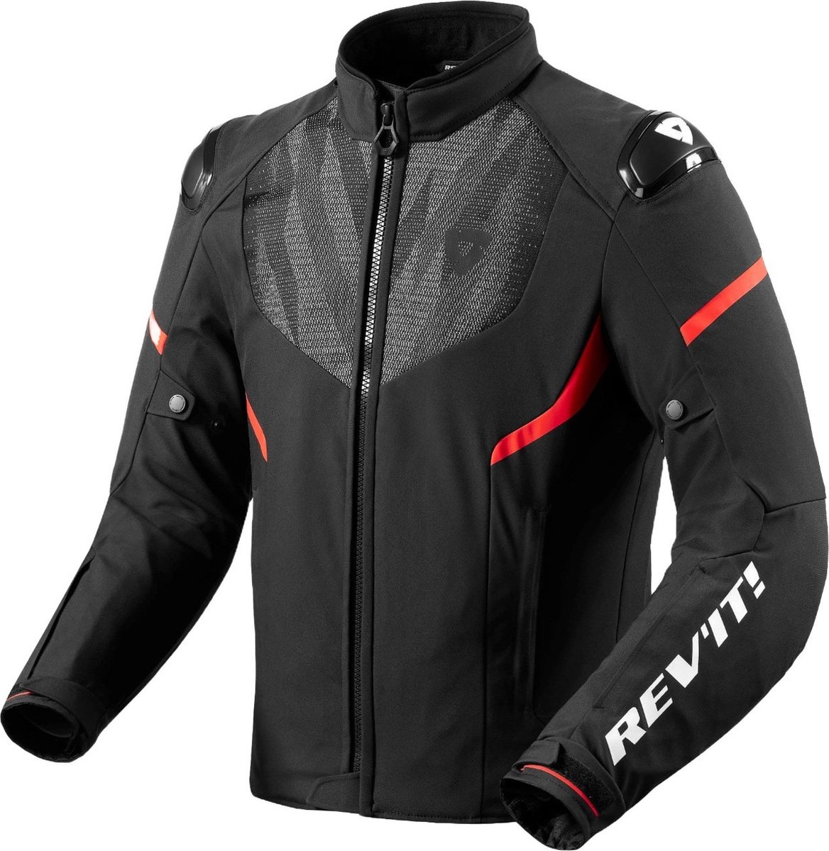 REV'IT! Hyperspeed 2 H2O Zwart Neon Rood - Maat M - Jas | bol