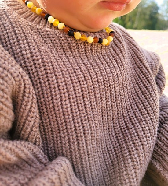 Barnsteen ketting - Baby - 32cm - Summer | bol