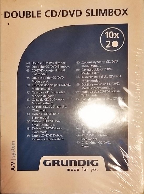Double CD/DVD Slimbox | bol