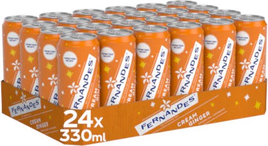 Fernandes Cream Ginger 24 blikjes x 33 cl | bol