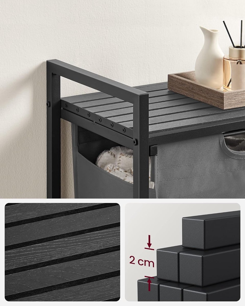 Sierra Wasmand, Wasemmer met plank, Wasbox, Waszak van oxford stof ...