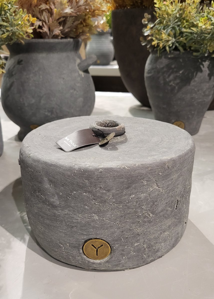 Vaas - Decoratie vaas - Grijs - Beton - Deluxe - Cosy - Landelijk ...
