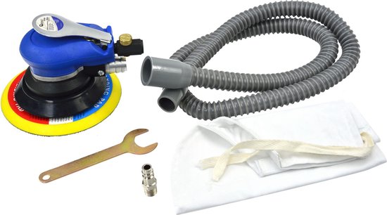 Pneumatische schuurmachine - 150 mm - Luchtschuurmachine - GEKO | bol