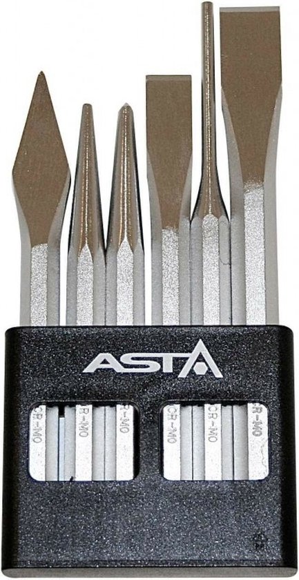 Drevel en Beitel set - 6 delig - Beitels - Drevels - ASTA | bol
