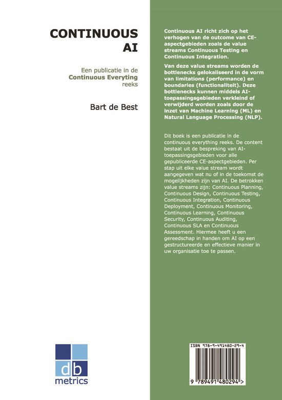Continuous Everything - Continuous AI | 9789491480294 | Bart de Best ... Continuous Everything - Continuous AI | 9789491480294 | Bart de Best ...