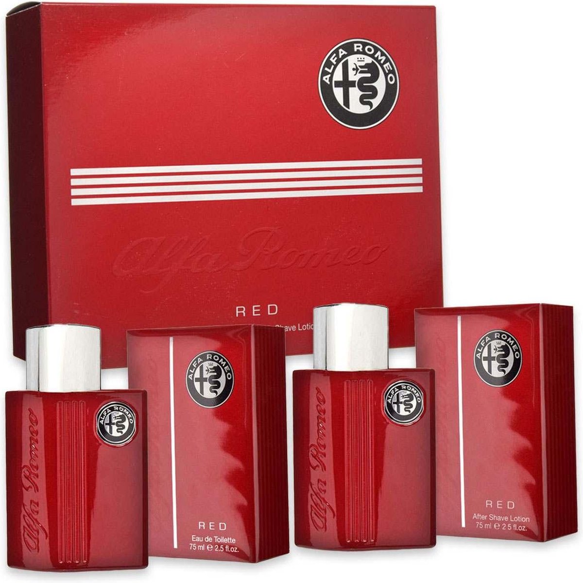 Alfa Romeo RED - Cadeauset - met 75ml Eau de Toilette en 75ml After ...