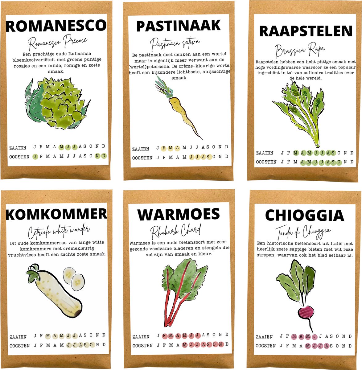 VERGETEN GROENTEN Moestuinbox - Moestuinzaden - Biologisch - Duurzaam ...