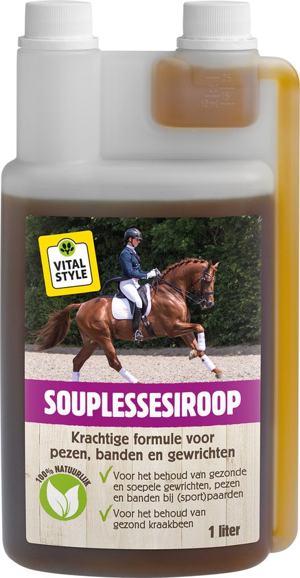 VITALstyle Souplessesiroop - Paarden Supplement - Krachtige Formule ...