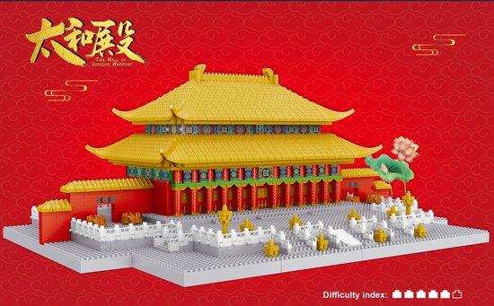 Lezi Taihe Palace - Nanoblocks / miniblocks - Bouwset / 3D puzzel - 5168 bouwsteentjes... | bol