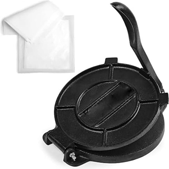 Roti Maker - Roti Pan - 20cm - Zwart | bol