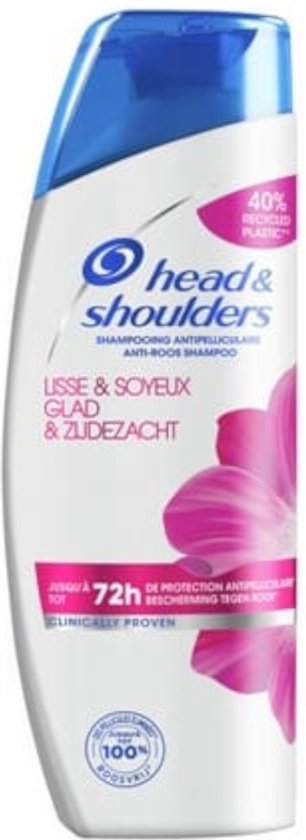 Head & Shoulders Shampoo - Glad & Zijdeglans 285 ml | bol