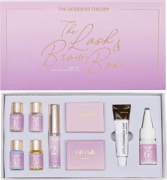 The Goddess Theory® The 3in1 Lash & Brow Box - Professional Lash Lift ...