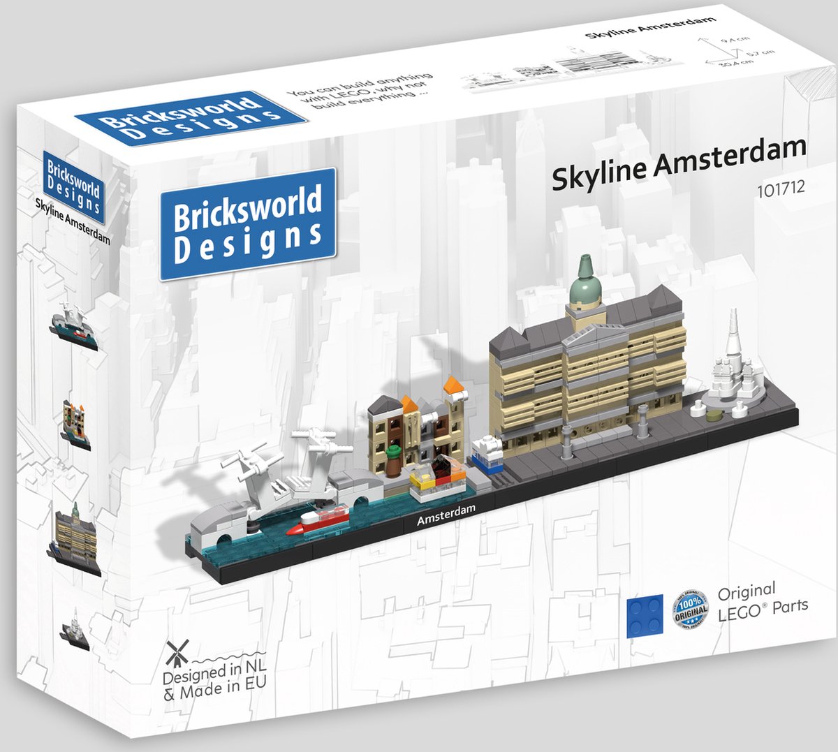 Bricksworld BOC-SKY-AMS Architectuur Skyline Amsterdam (NL) modules ...