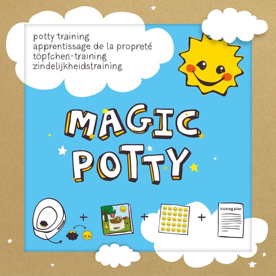 Magic Potty™ Zindelijkheidstraining kind - Set-4: boekje, magic ...