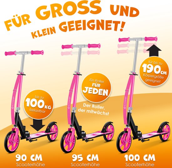 KESSER® Kinderstep Scooter | Opvouwbare Scooter voor Kinderen ...