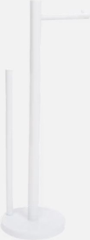 Toiletrol Staander met Houder - Wcrol houder Wit - voor 3 + 1 rol | bol