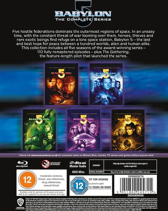 Babylon 5 Complete Serie 1 t/m 5 - blu-ray - Import zonder NL (Blu-ray), Michael... | bol