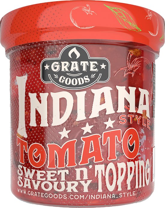 Indiana tomato topping Grate Goods | bol