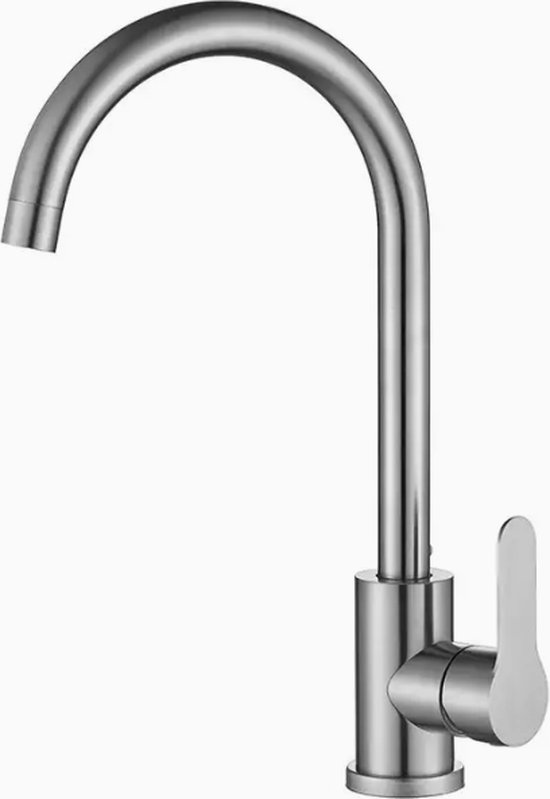 Aqua Sanitair Keuken kraan - Keuken Mengkraan - Keukenkraan chroom | bol