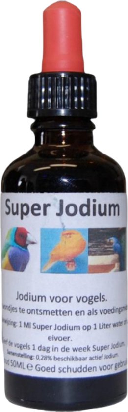 Sjoerd Zwart- Vogelvoer- Super Jodium 50ml | bol