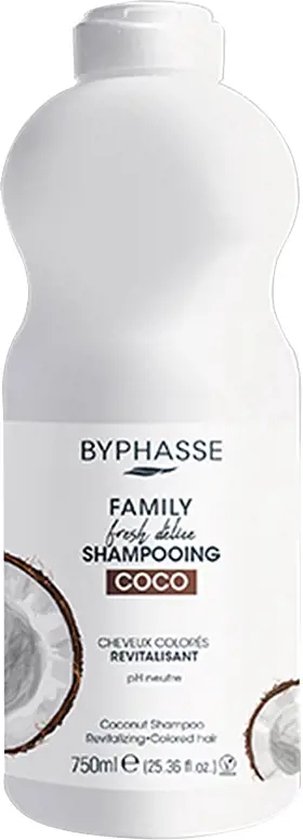 Revitaliserende Shampoo Byphasse Family Fresh Delice Kokosnoot Gekleur ...