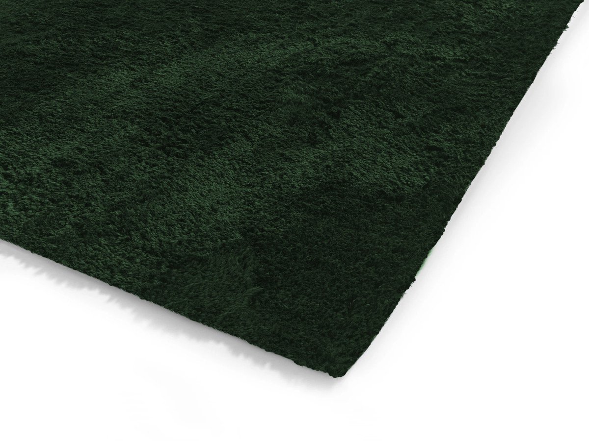 Flycarpets Curacao Shaggy Vloerkleed Groen - Hoogpolig Tapijt - 120x170 ...