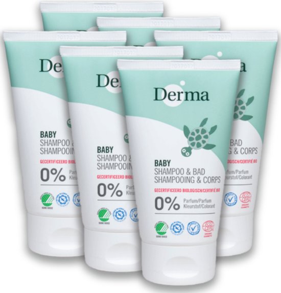 Derma Eco Baby Voordeelverpakking - Shampoo & lichaam - 6 x 150 ML | bol.