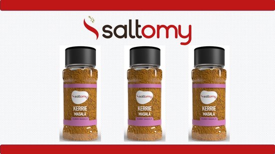 Saltomy® | 3 x 80 gram Kerrie Masala | multipack | | bol
