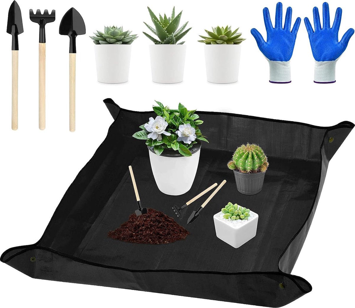 Waterdichte tuinmat, plantmat, tuinmat, waterdicht, plant, verpotmat ...