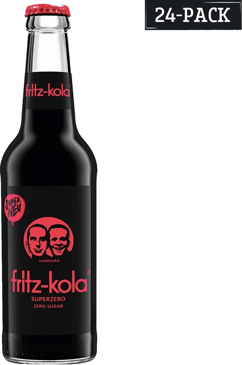 Fritz-Kola Superzero 33cl - 24-pack | bol