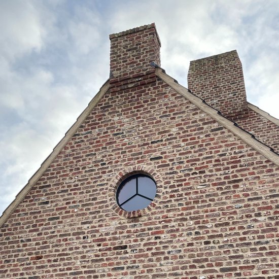 Stalen raam rond Ø50cm dubbel glas, vast model | bol