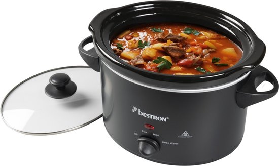 Bestron Black Label Slow Cooker 3,5 liter | bol