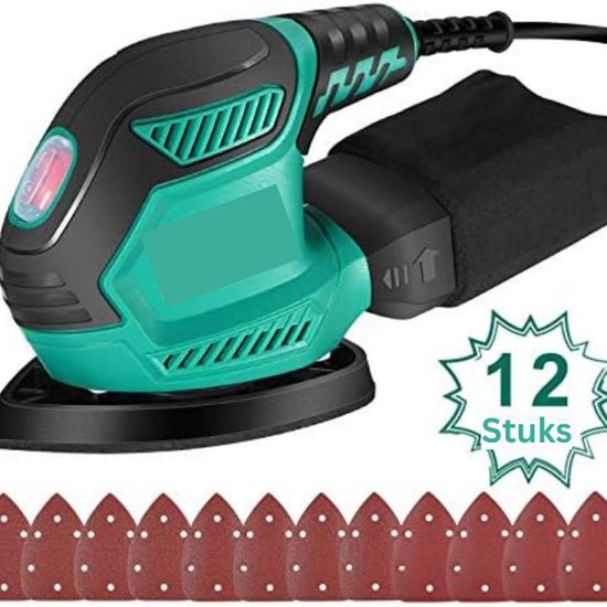 Handpalmschuurmachine - Handpalm schuurmachine - 200W - 14000RPM | bol