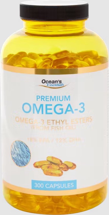Premium Fish Oil 300 Capsules| Vis Olie Pil | Omega 3 Capsule | Visolie ...