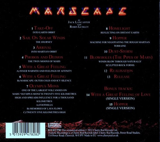 Marscape, Jack & Robin Lumley Lancaster | CD (album) | Muziek | bol