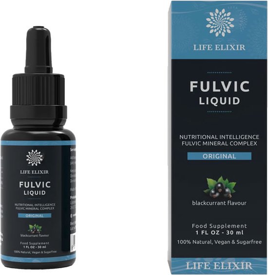 Life Elixir Fulvinezuur Bosvruchten 30 ml - Natuurlijk Fulvinezuur Supplement | Helpt... | bol
