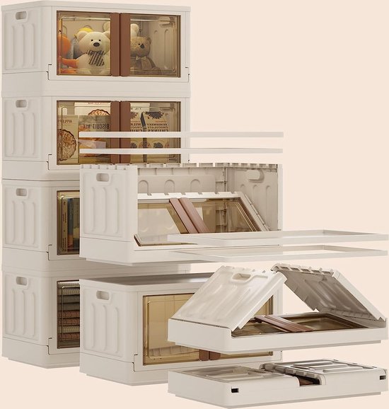 opbergdoos met deksel, 32L dozen opbergdozen opbergdozen dozen, plastic ...