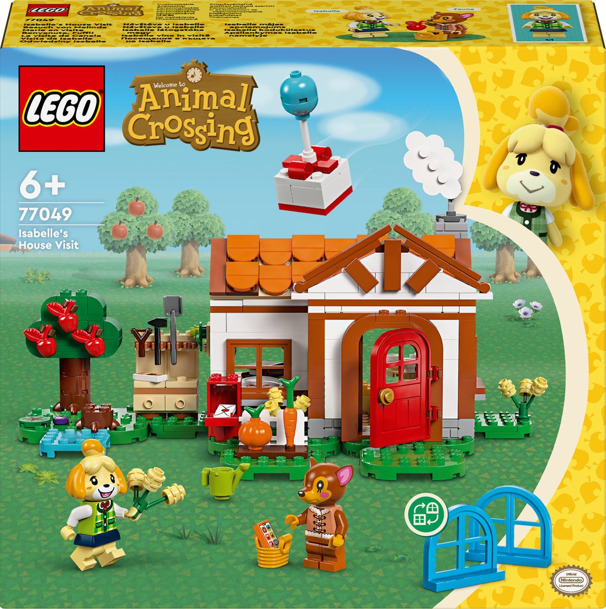 LEGO Animal Crossing Isabelle op Visite - 77049 | bol