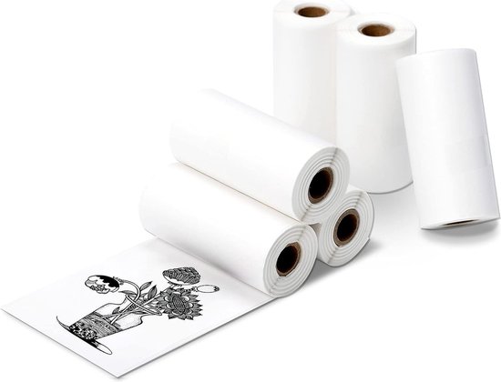 LUVIQ 10 Premium Papier Rollen - Voor Pocket Printer - Navulling Voor ...