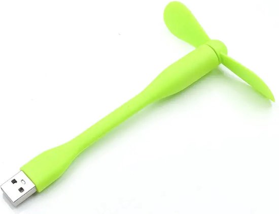 Laptop Ventilator - Groen - USB Ventilator Flexibel - USB Fan ...
