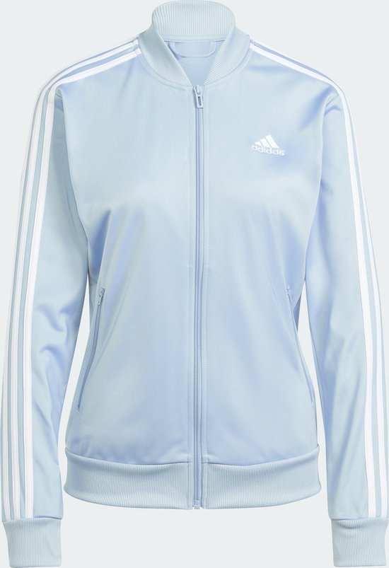 Adidas Sportswear Essentials 3 Stripes Trainingspak Dames Blauw Xs