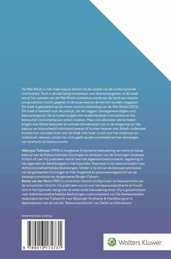 De Wet Bibob | 9789013174731 | Boeken | bol