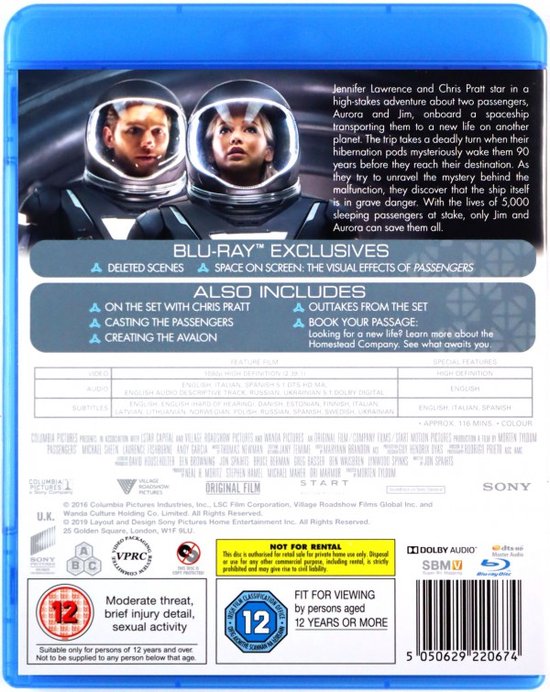 Passengers [Blu-Ray] (Blu-ray), Michael Sheen | Dvd's | bol