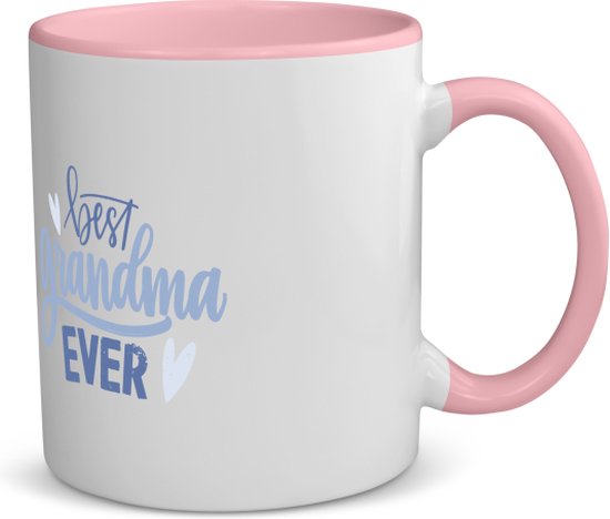 Akyol - best grandma ever koffiemok - theemok - roze - Oma - oma mama - moederdag -... | bol
